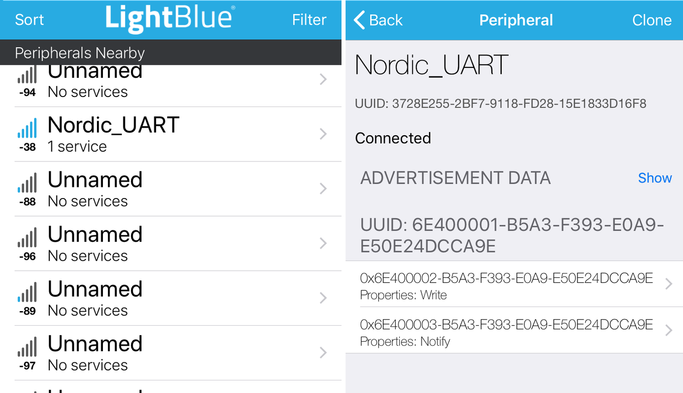 Getting a Simple On/Off BLE Peripheral Example To Work - Commented Out