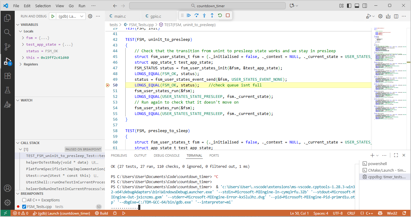 Unit Testing Embedded C: Off-Target with CppUTest on Windows ...